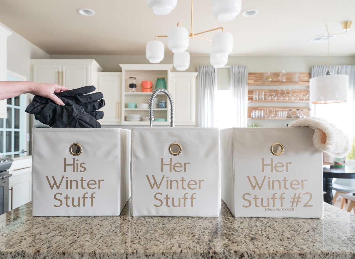 DIY Labels For Fabric Bins Perfect For Storage Cubes DIY Labels For Fabric Bins Perfect For Storage Cubes